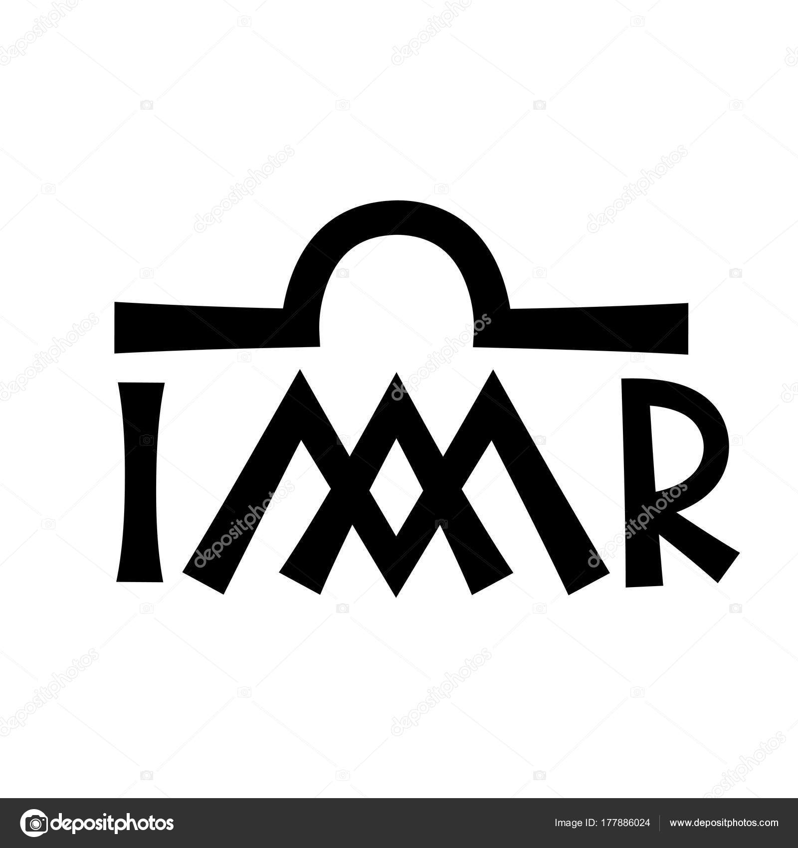 Christian monogram of The Virgin Mary (Madonna) — Stock Vector © Photon ...