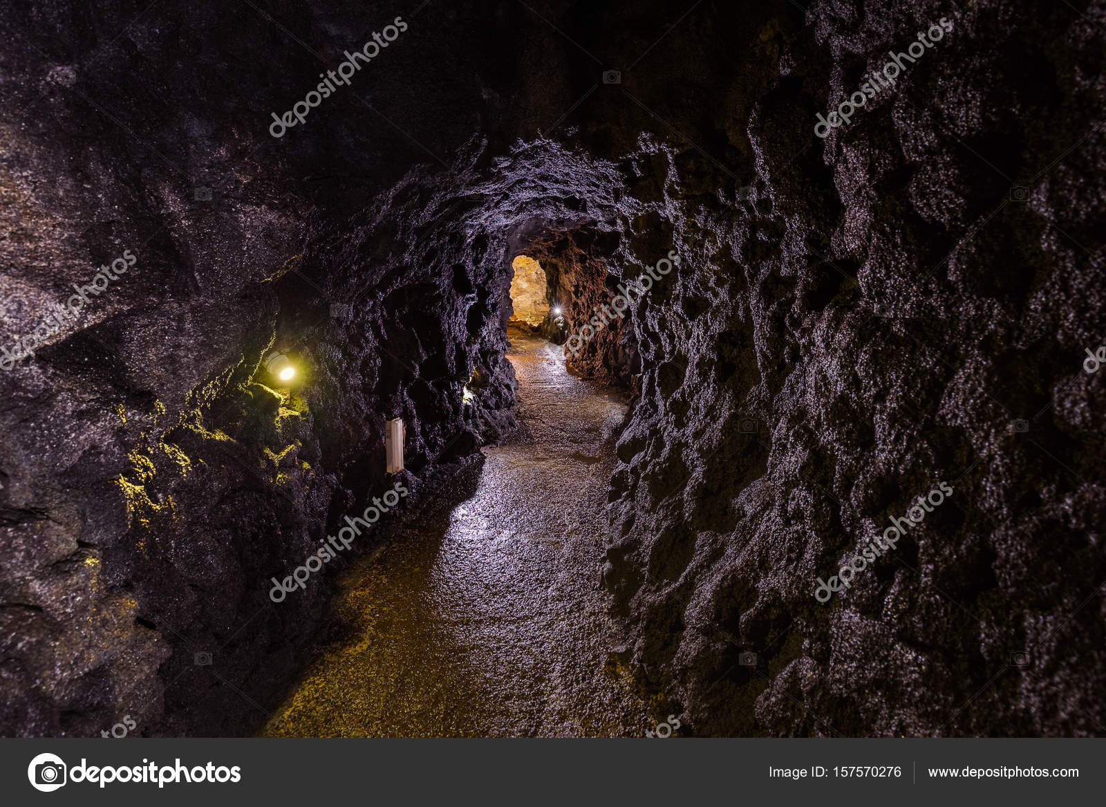 Volcanic caves in Sao Vicente - Madeira Portugal Stock Photo by ©Violin ...