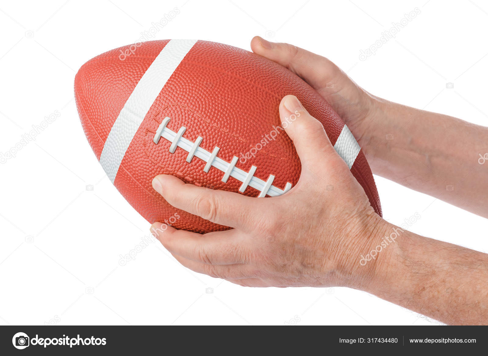 Hands and rugby ball Stock Photo by ©Violin 317434480