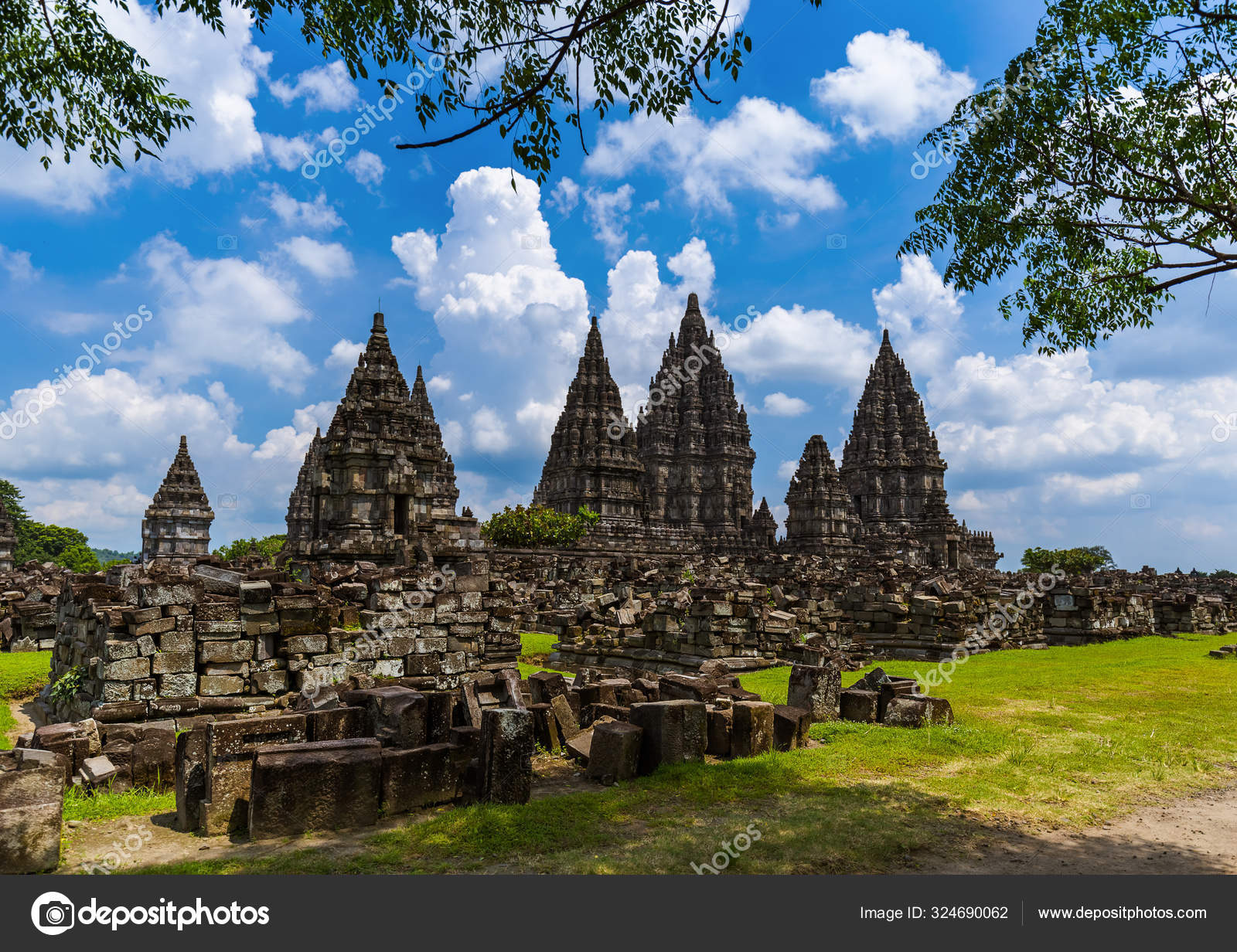 Prambanan temple near Yogyakarta on Java island - Indonesia — Stock ...
