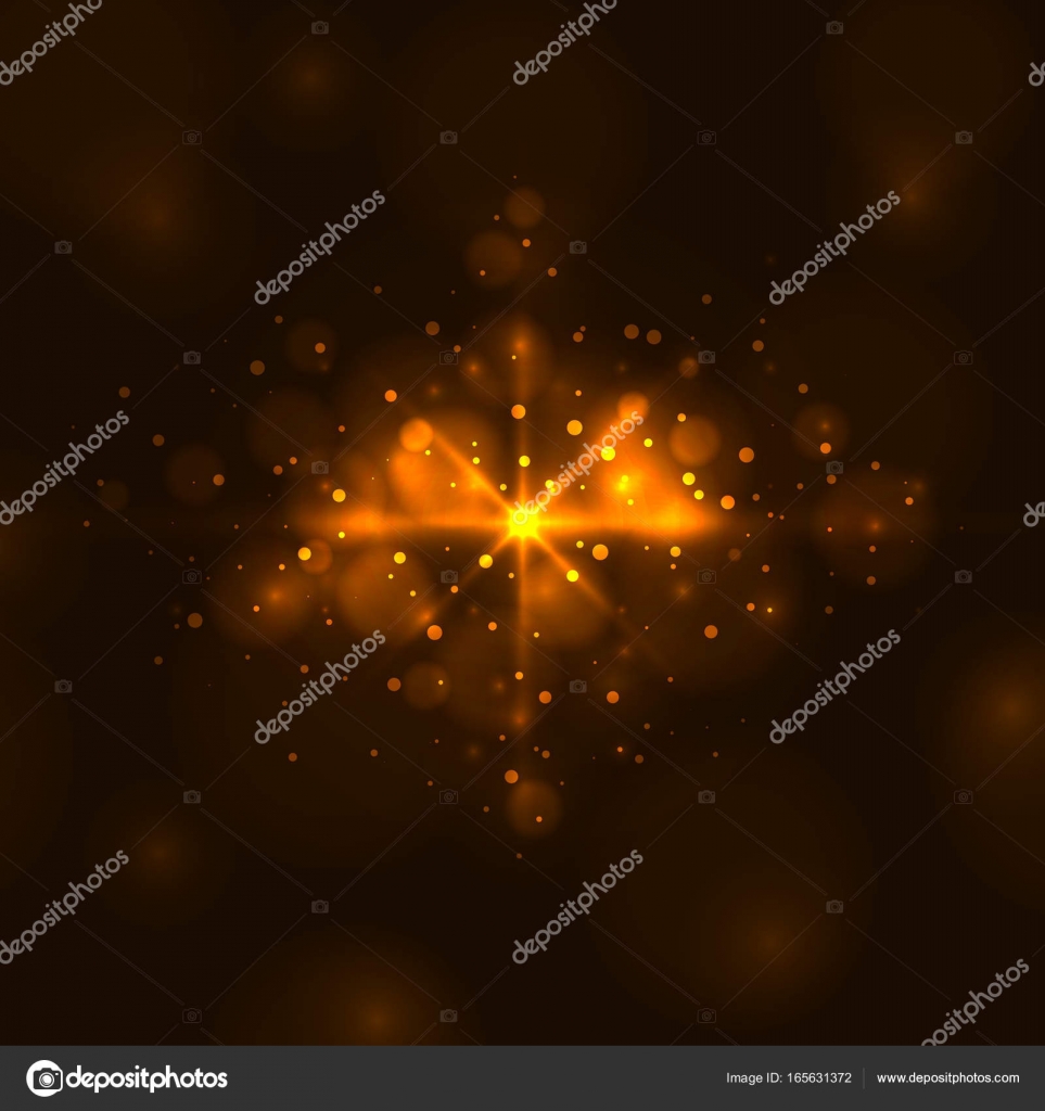 Abstract bright orange light vector background. Stock Vector Image by ...