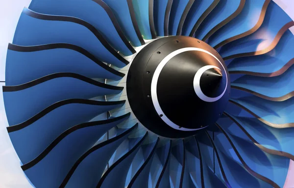 Turbine Blades. Blue light Stock Photo by ©alldma 176636096