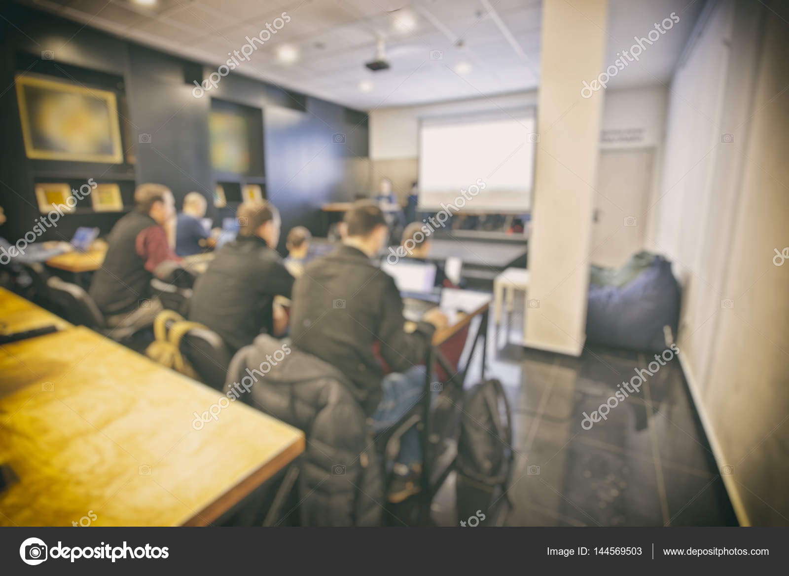 Many students in the classroom Stock Photo by ©Olegkalina 144569503