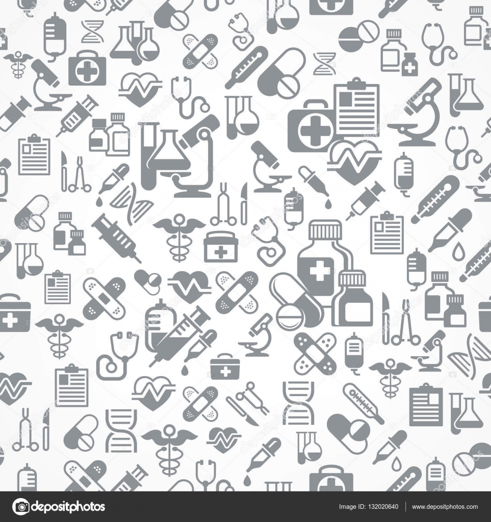 Medical background in grey Stock Vector Image by ©creatOR76 #132020640