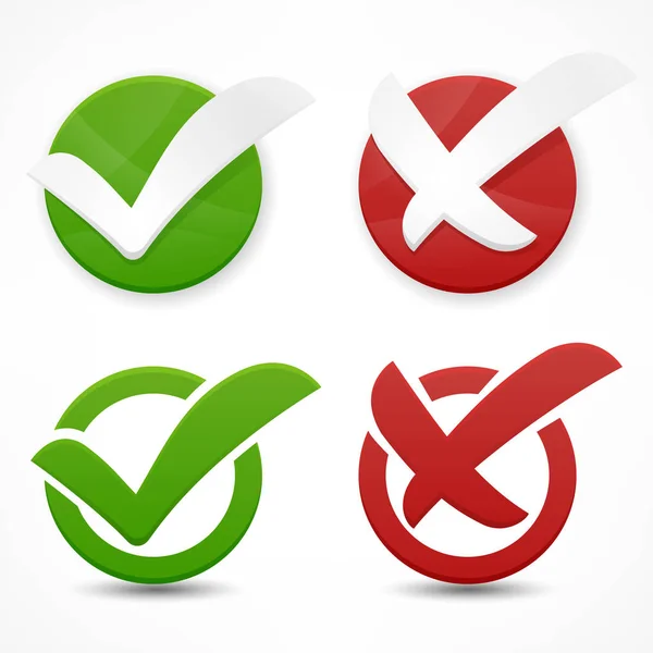 Red checkmark Stock Vector Image by ©creatOR76 #5761672