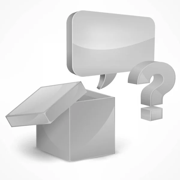 Question marks in box Stock Vector Image by ©creatOR76 #112185758