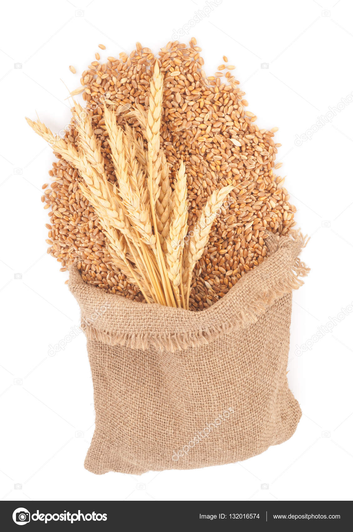 Sacks of wheat grains ⬇ Stock Photo, Image by © Alexan66 #132016574