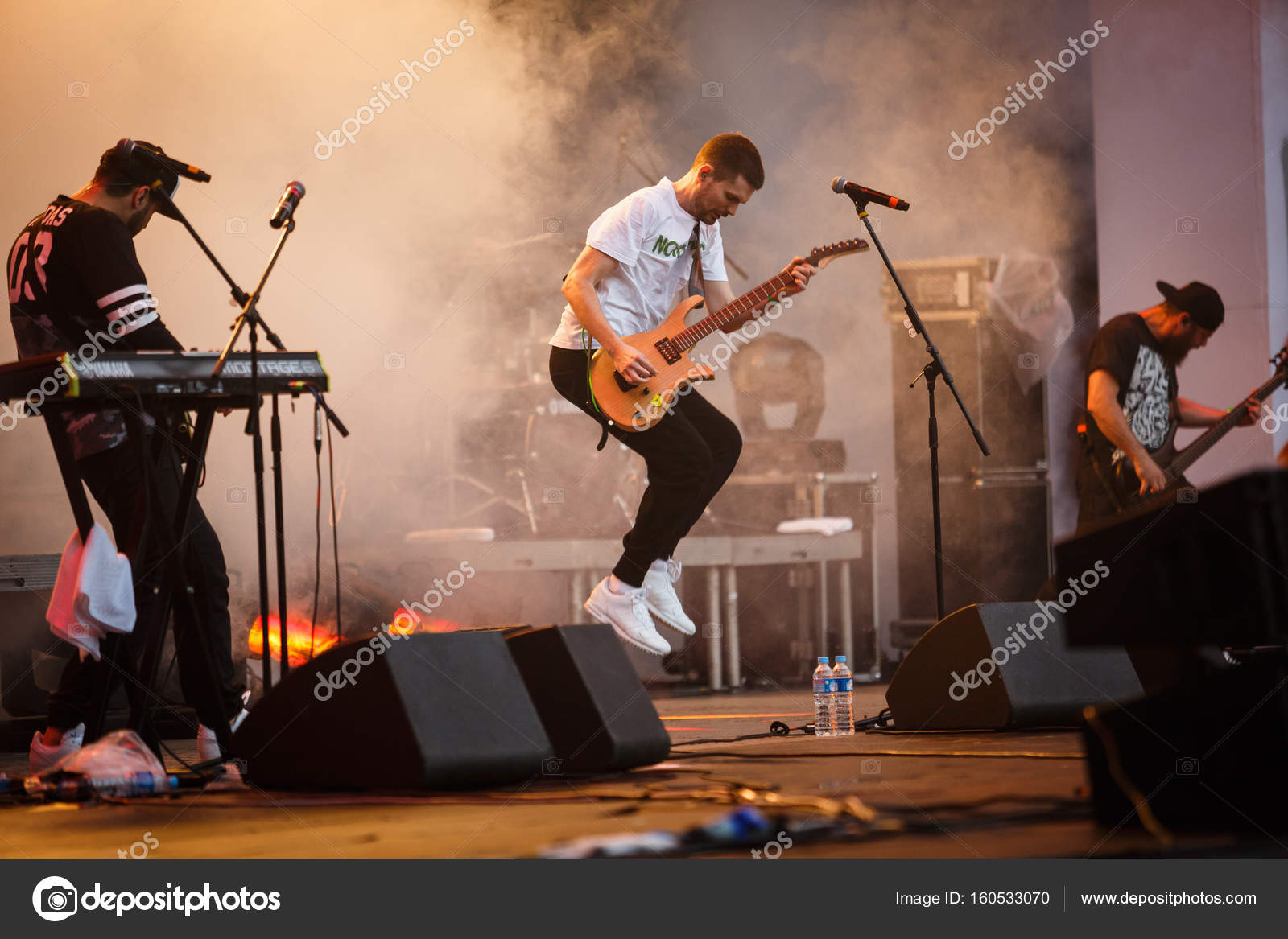 Noize MC rap & rock singer play open air concert – Stock Editorial ...