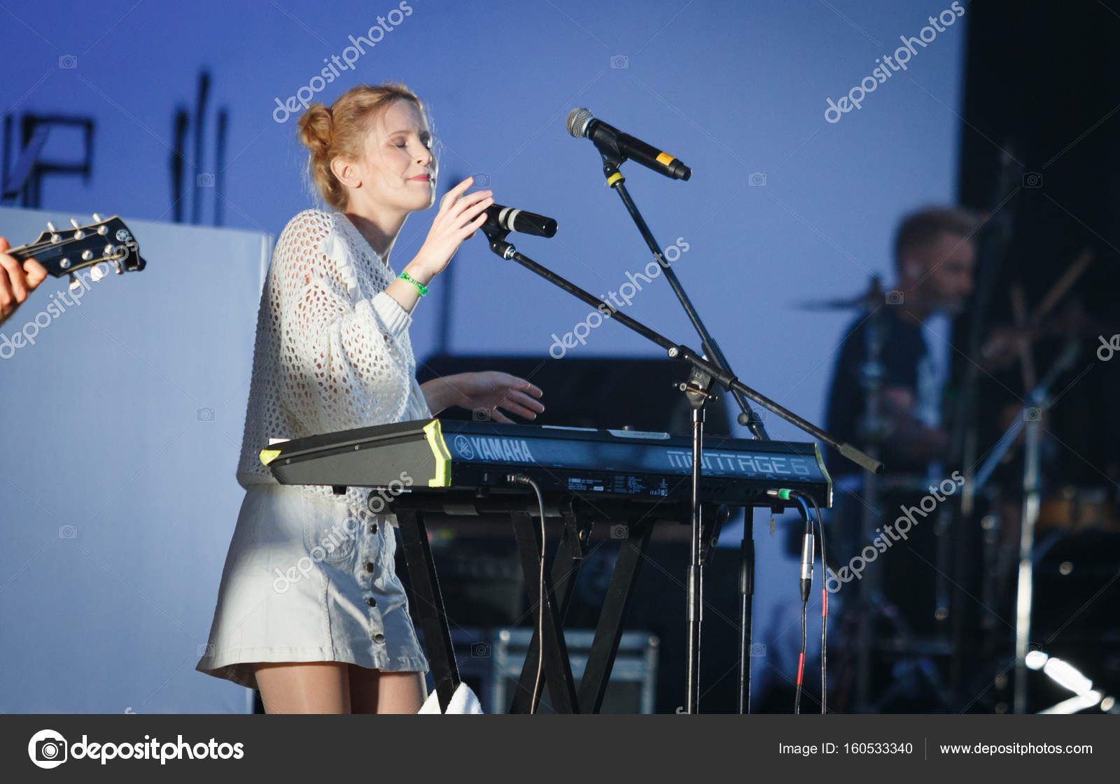 Keyboardist On Stage