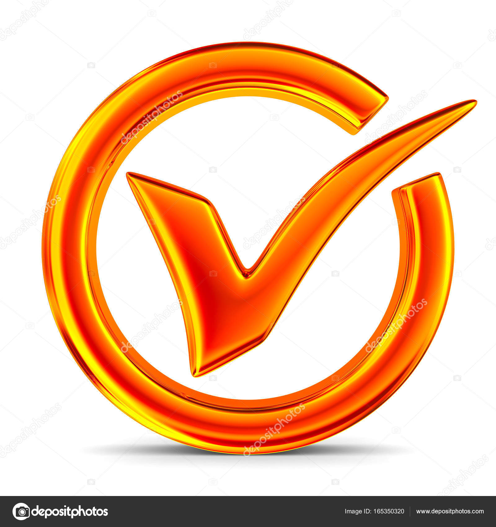 Big positive symbol on white background. Isolated 3D illustratio Stock ...