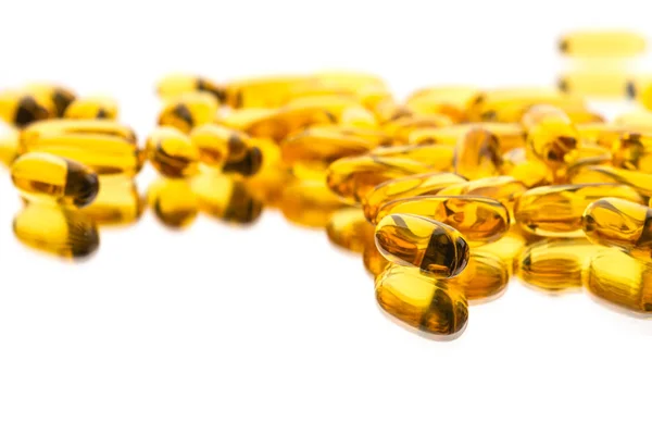 Omega 3 gel capsules Stock Photo by ©valphoto 64055457