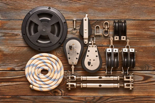 Sailing yacht equipment — Stock Photo © haveseen #137886410