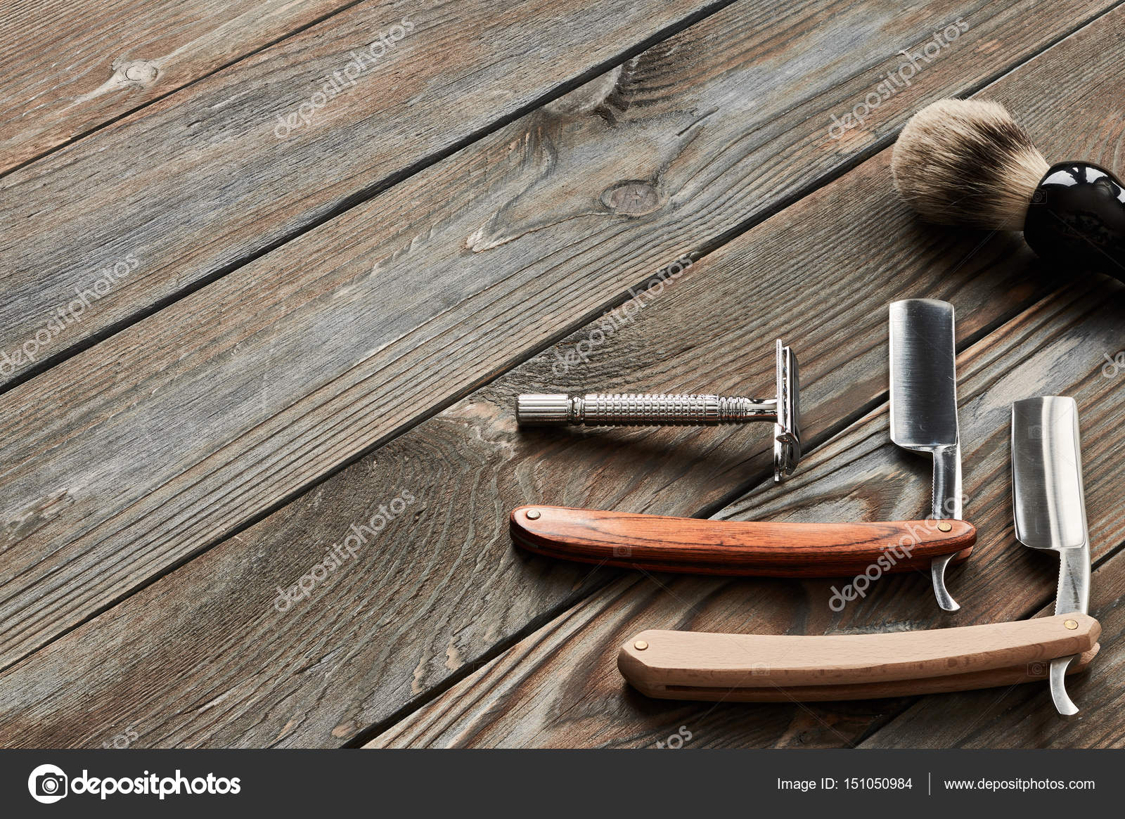 Vintage barber shop tools — Stock Photo © haveseen #151050984 Vintage barber shop tools — Stock Photo © haveseen #151050984