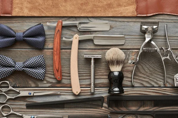 Vintage barber shop tools - Stock Image - Everypixel