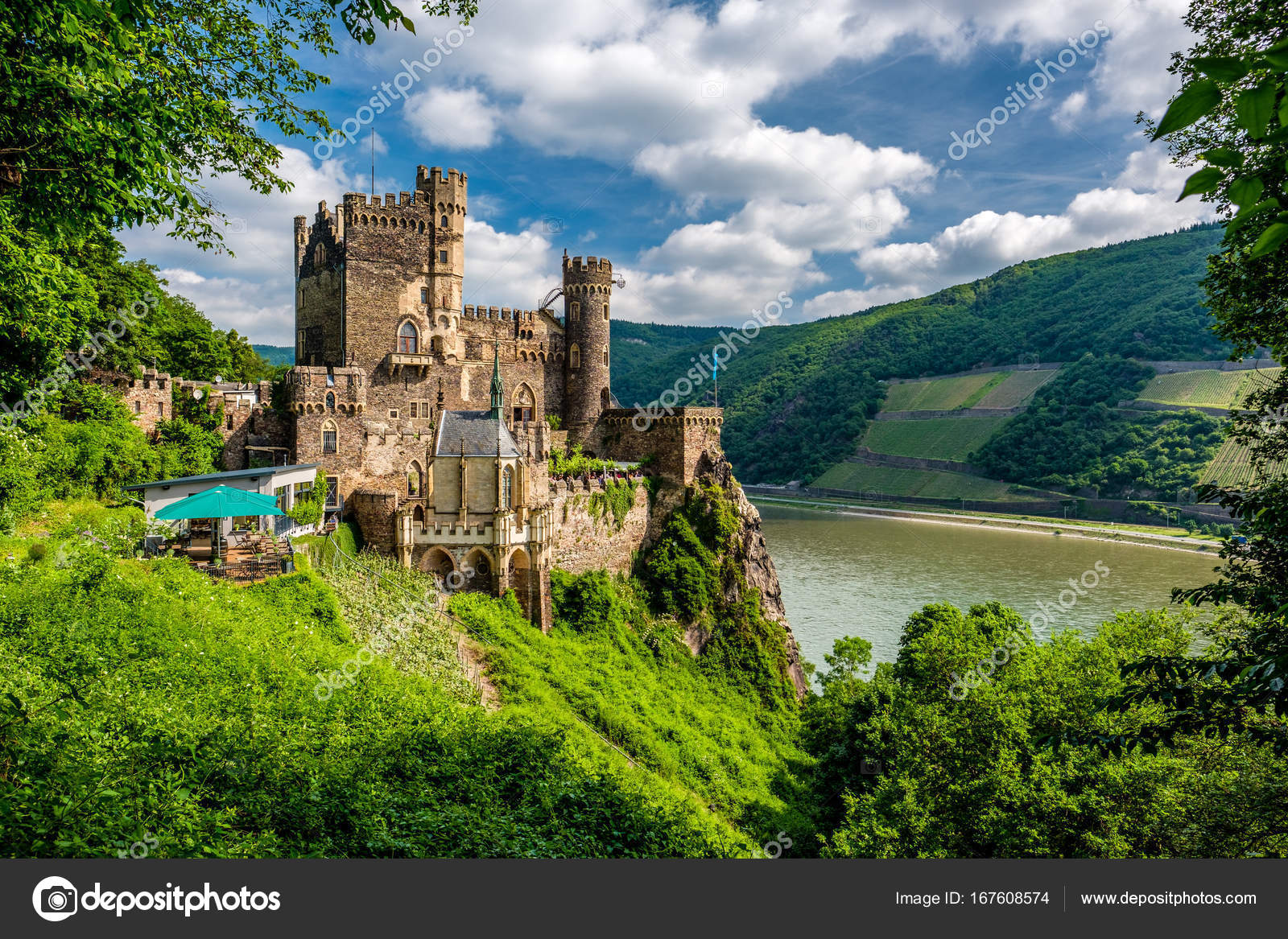 Rheinstein Castle in Germany. Stock Photo by ©haveseen 167608574