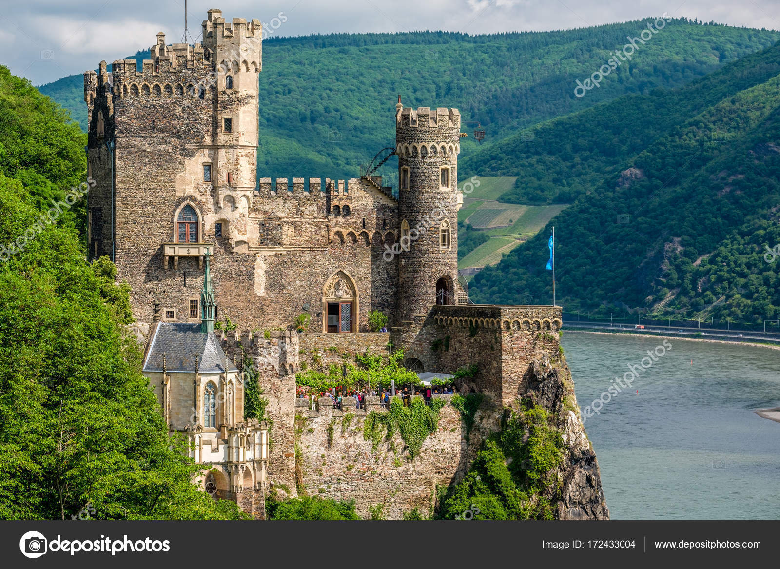 Rheinstein Castle at Rhine Valley — Stock Photo © haveseen #172433004