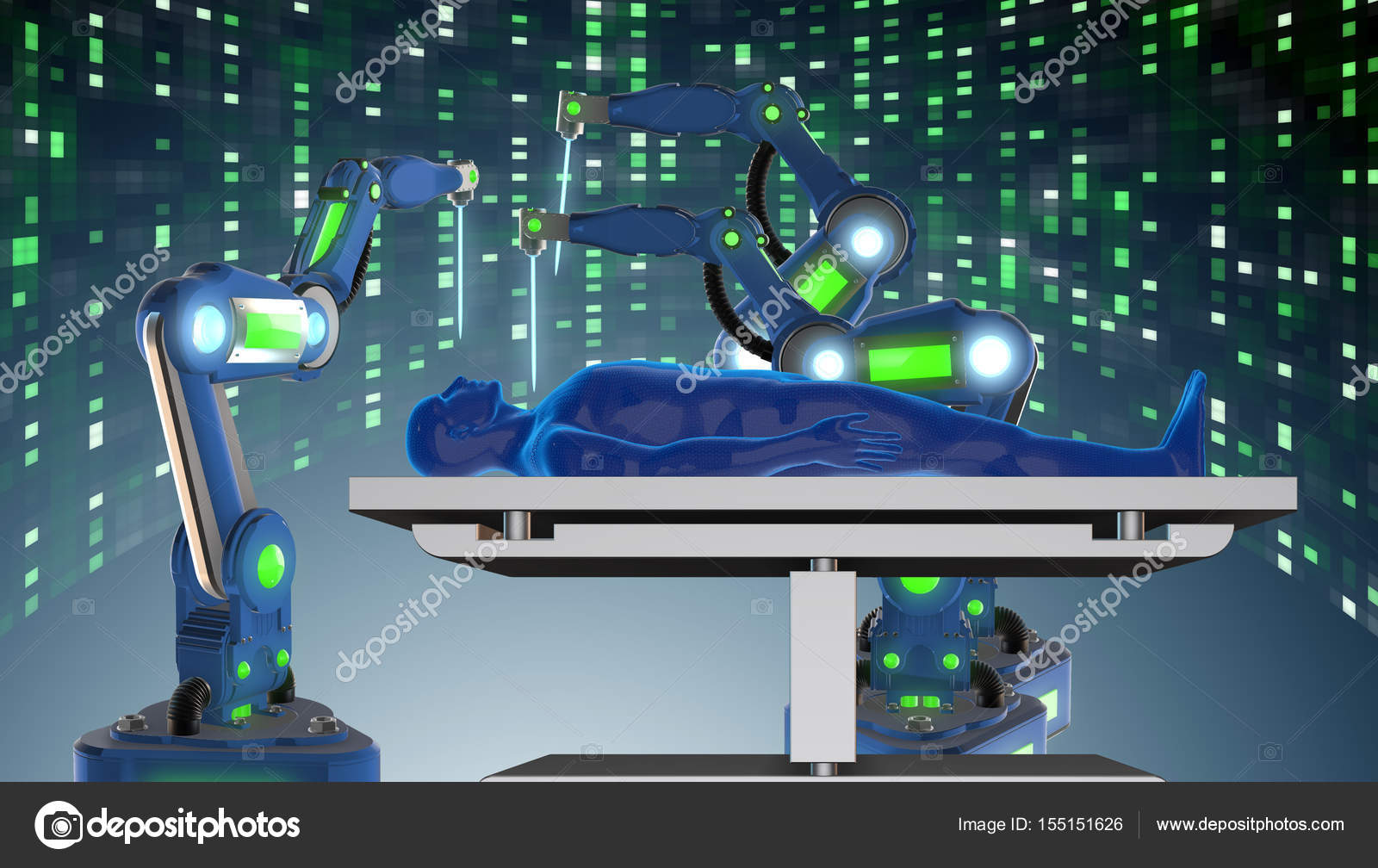 Surgery performed by robotic arm Stock Illustration by ©Elnur_ #155151626 Surgery performed by robotic arm Stock Illustration by ©Elnur_ #155151626