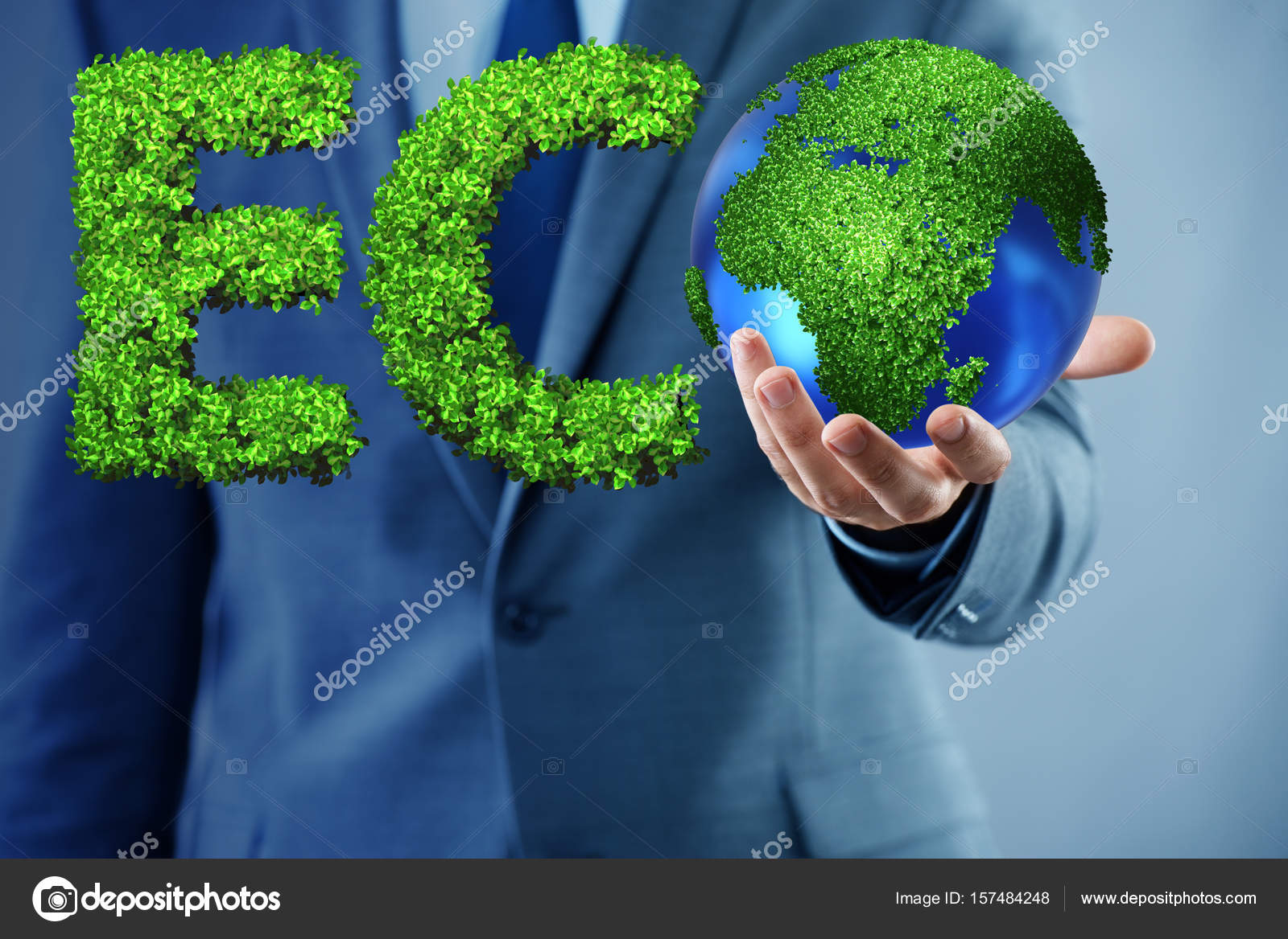 Concepto de calentamiento global - concepto del día de la tierra — Foto ...