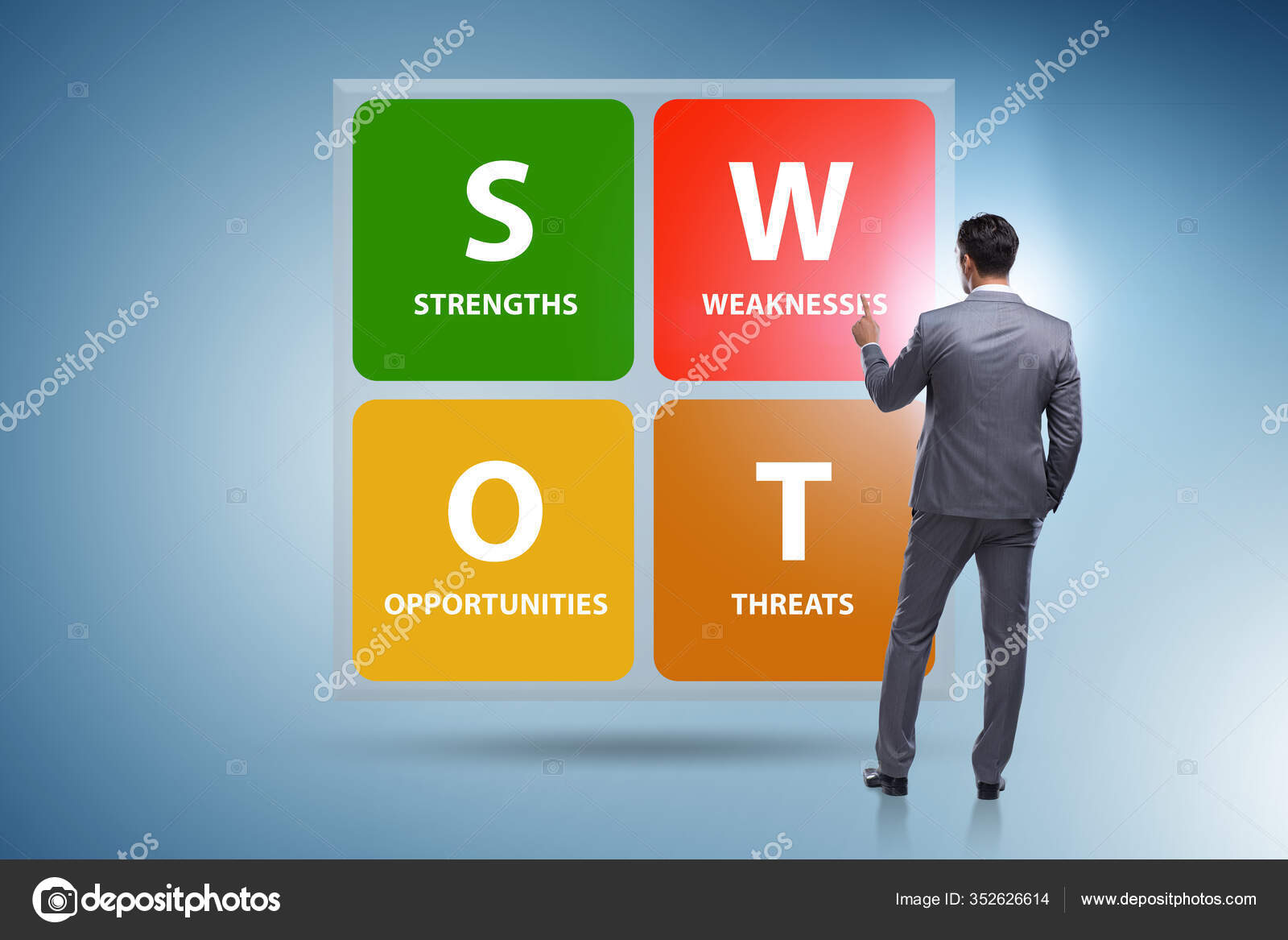 SWOT technique concept for business Stock Photo by ©Elnur_ 352626614