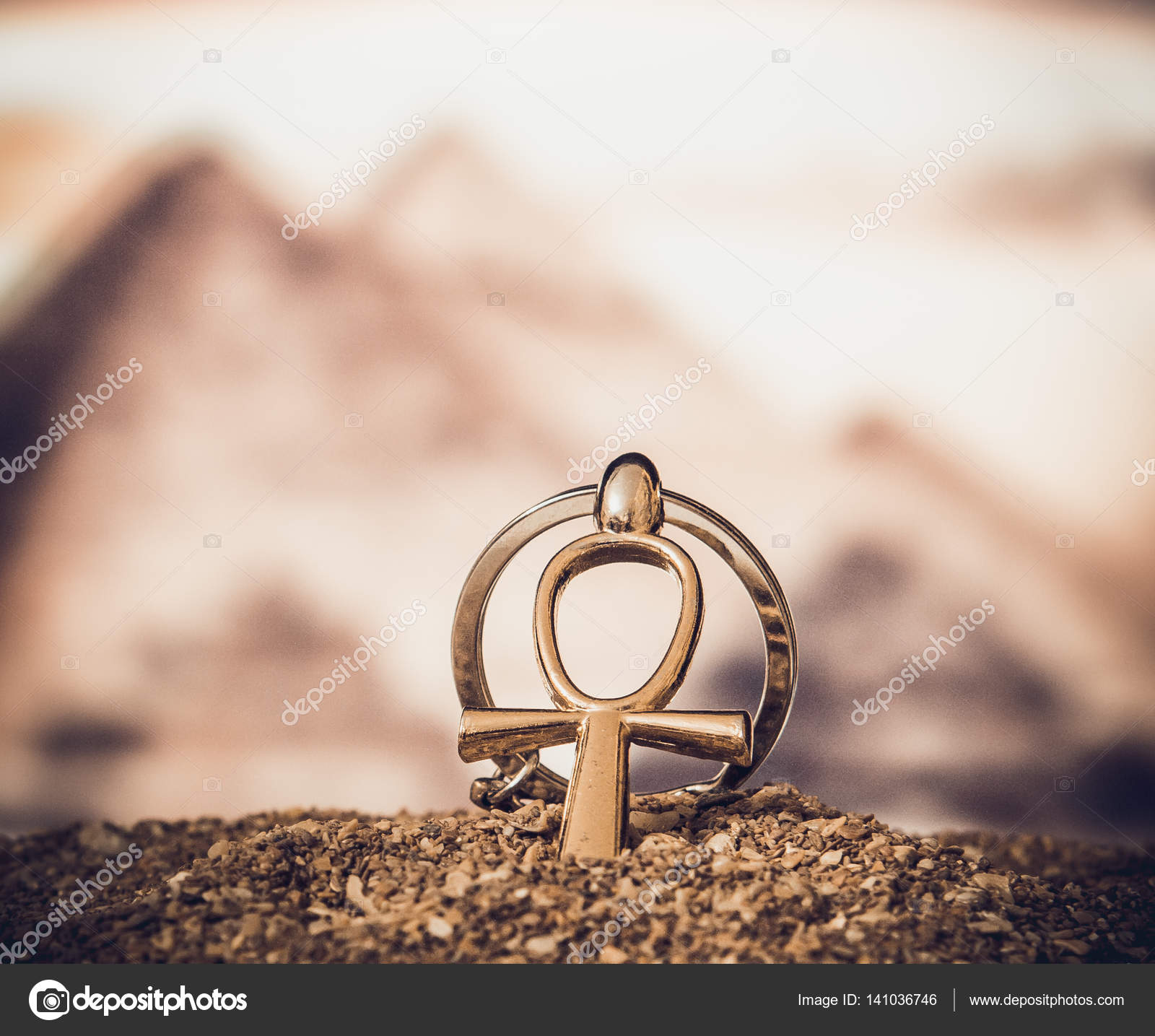 Egyptian Cross Ankh — Stock Photo © leonikonst #141036746