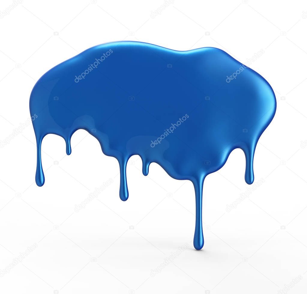 Blue paint dripping Stock Photo by ©Irochka 128971286