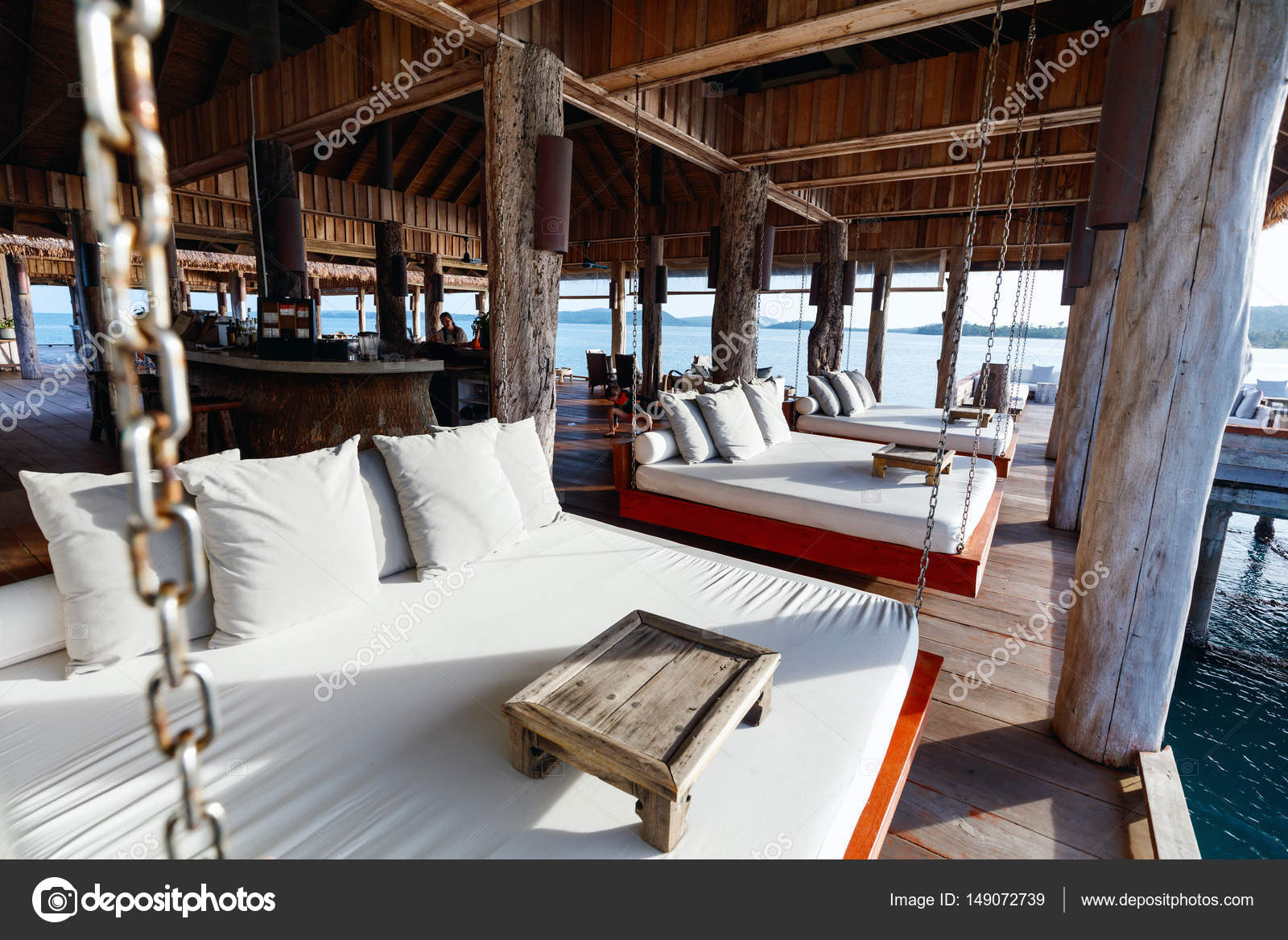 Luxury resort bar Stock Photo by ©shalamov 149072739