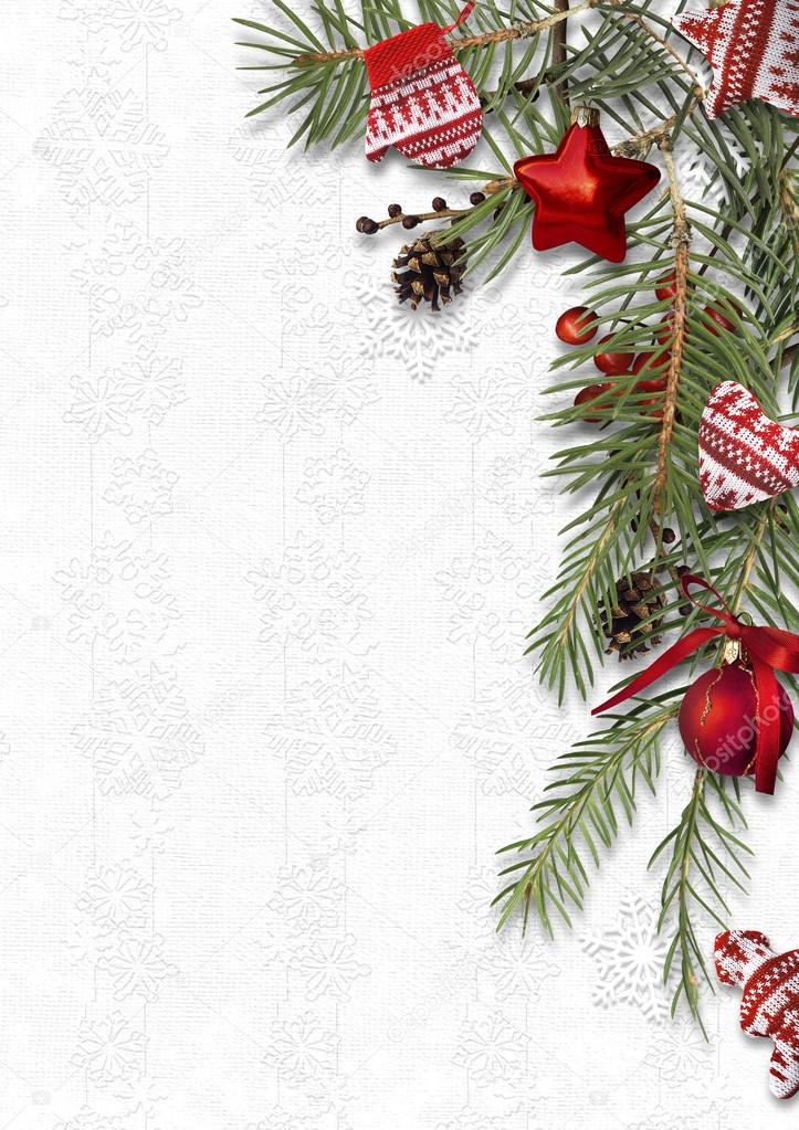 Kerst sjabloon met kopie ruimte ⬇ Stockfoto, rechtenvrije foto door ...