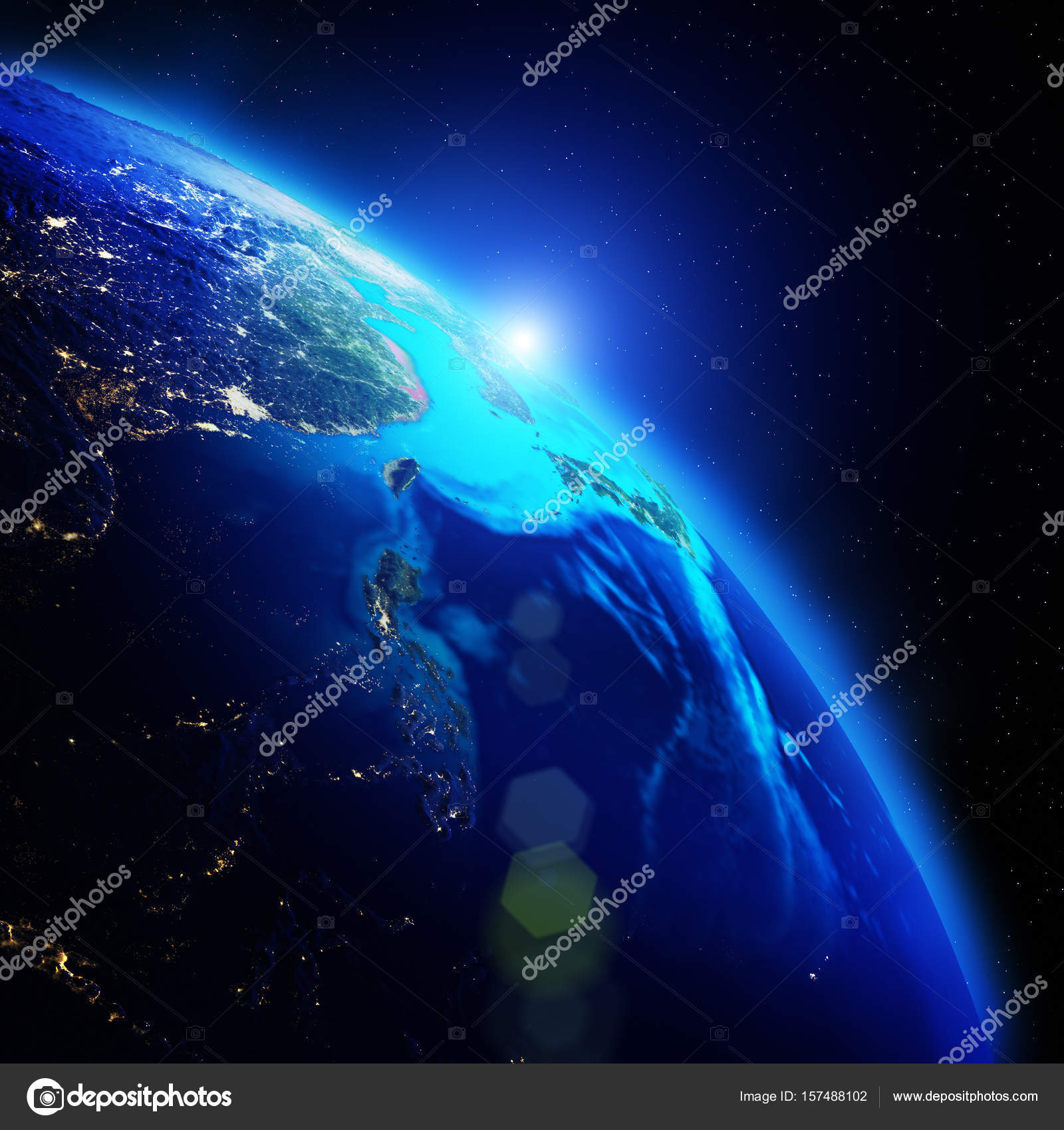 Earth continents background Stock Photo by ©1xpert 157488102