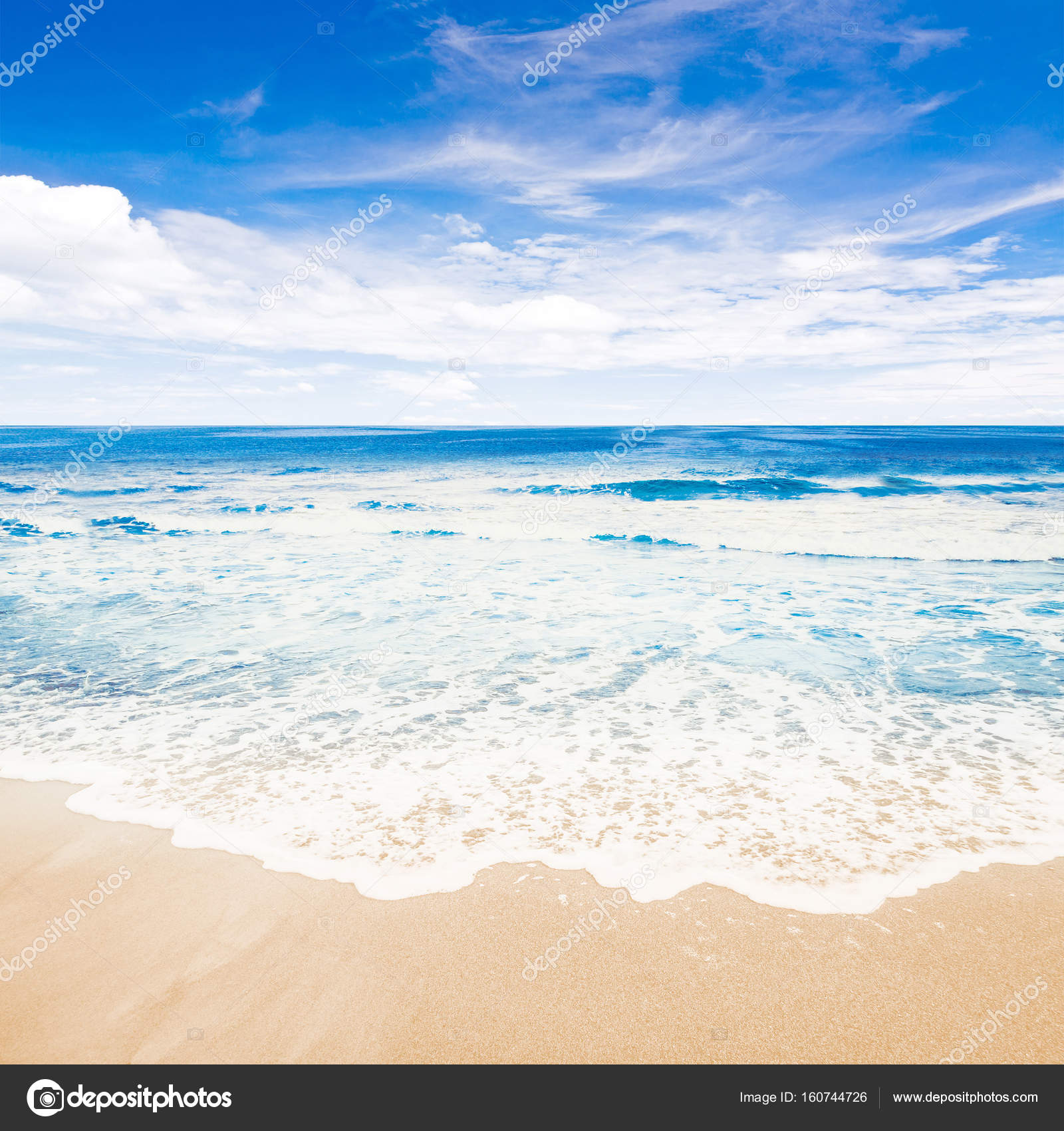 Tropical beach ocean Stock Photo by ©1xpert 160744726