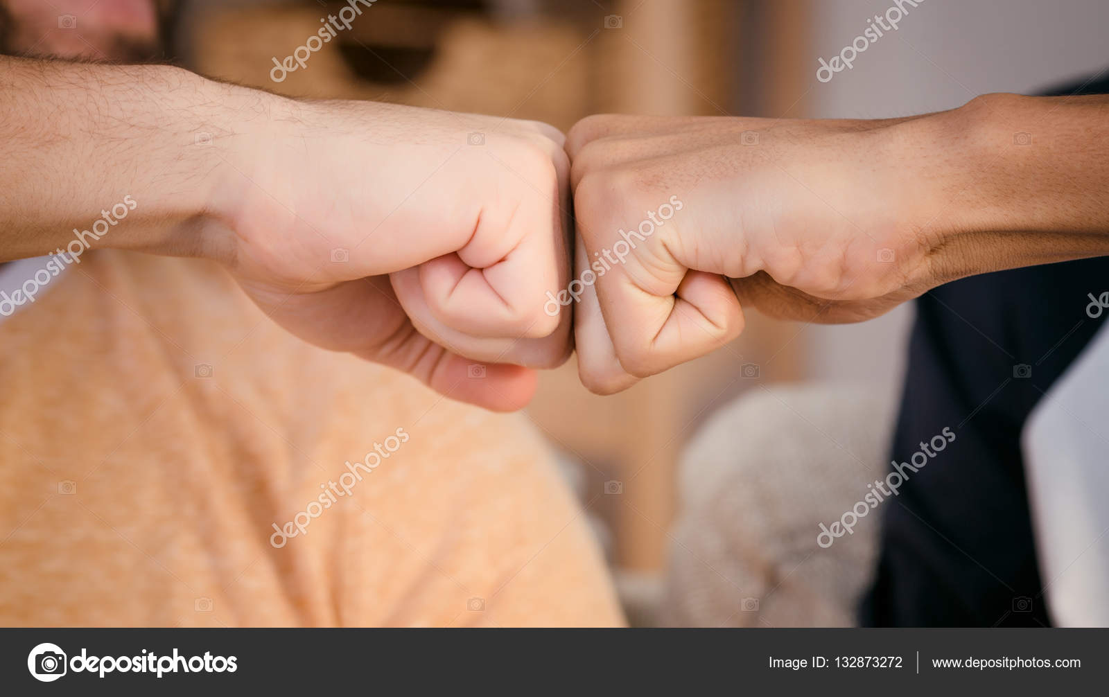 Two Best Friends Holding Hands