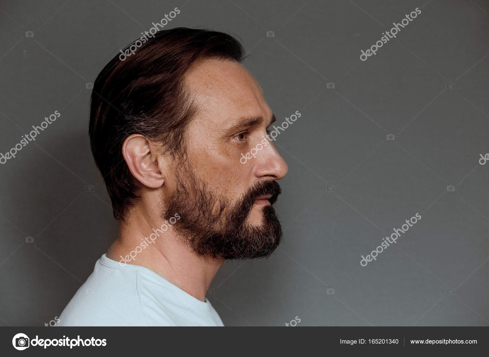 Male Face Profile View