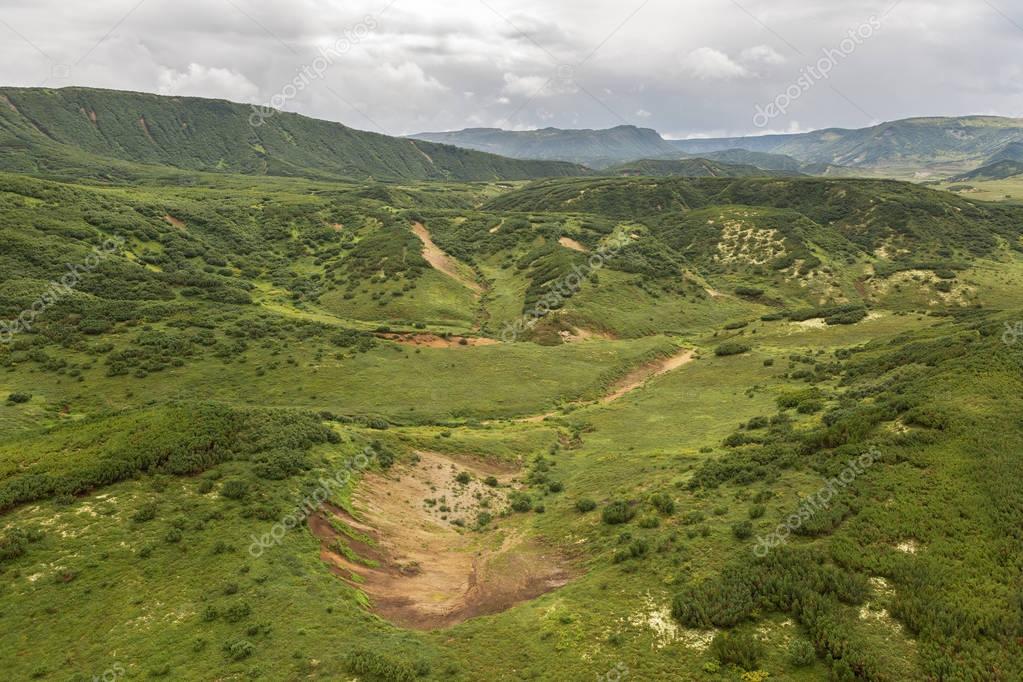 Reserva Natural Kronotsky en la pen nsula de Kamchatka. Vista desde el helic ptero. 2024