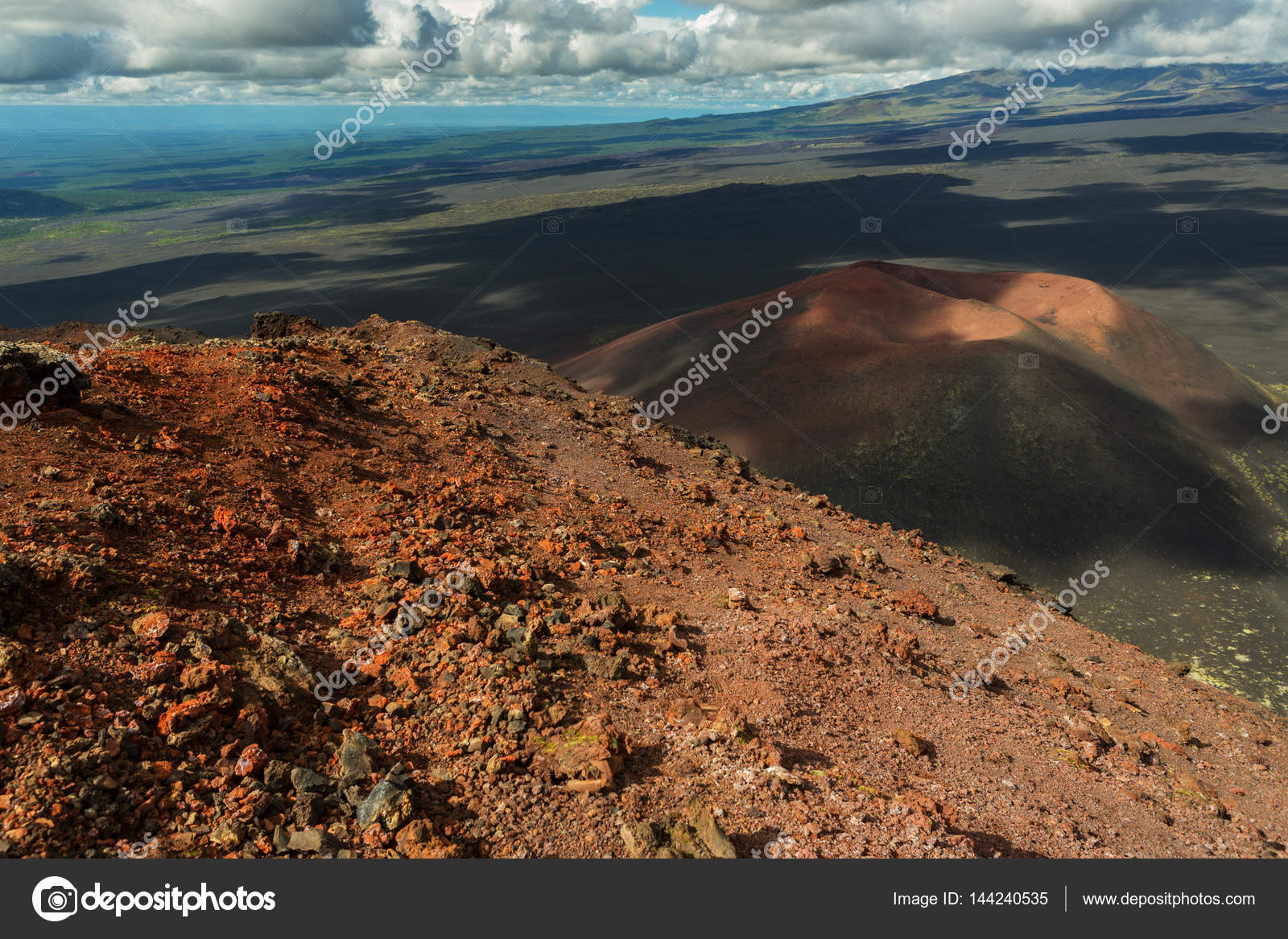 Volcano Gorshkov - First cinder cone of North Breakthrough Great ...