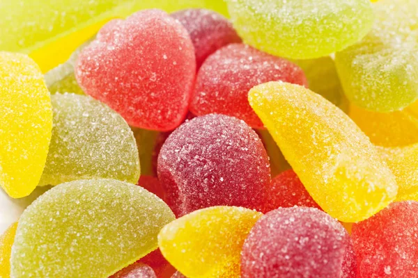 Multicolor sugar coated soft jelly candies — Stock Photo © design56 ...