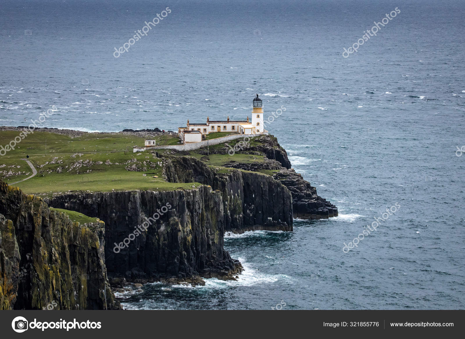 Neist Point Lighthouse Isle Skye Scotland Stock Photo by ©innervision ...
