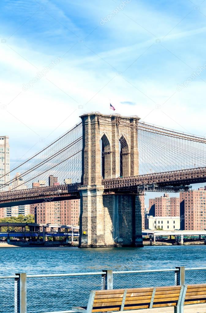 Brooklyn Bridge from Brooklyn promenade Stock Photo by ©jovannig 130460880