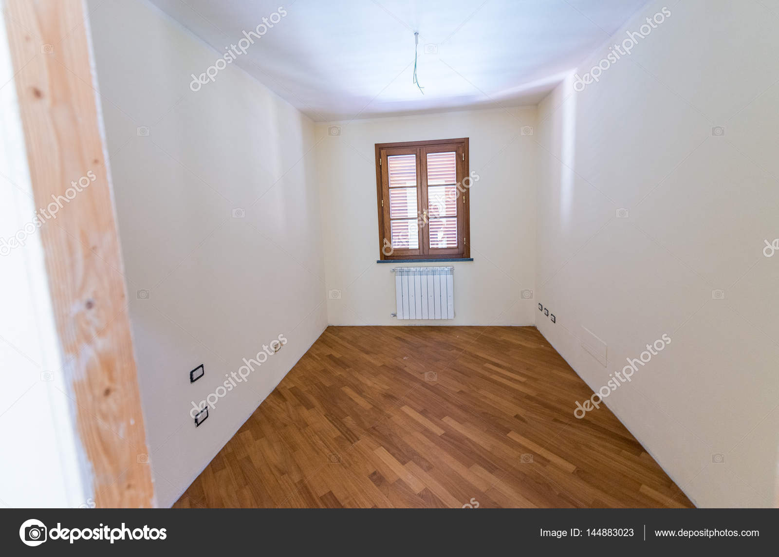 Empty room with one window Stock Photo by ©jovannig 144883023