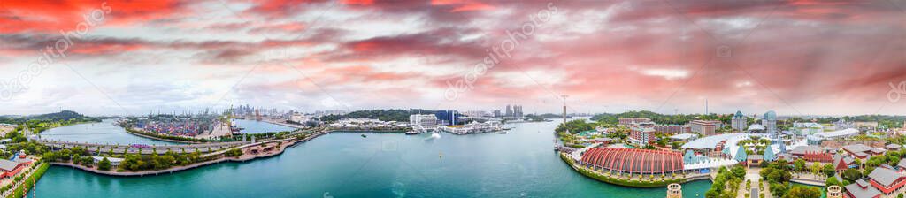 Sentosa sunset Stock Photos, Royalty Free Sentosa sunset Images ...