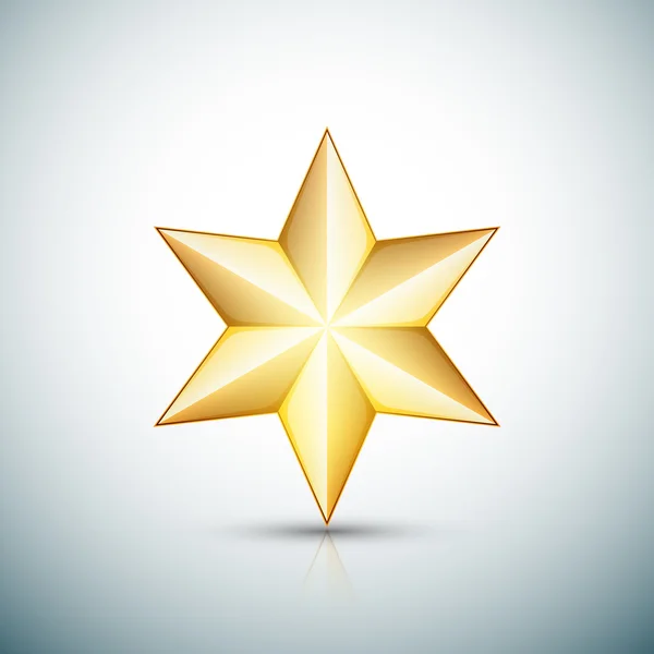 shining star icon — Stock Vector © Yuriy_Vlasenko #124447914