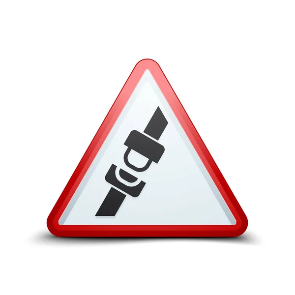 Safety belt warning sign Stock Vector Image by ©Yuriy_Vlasenko #129288438