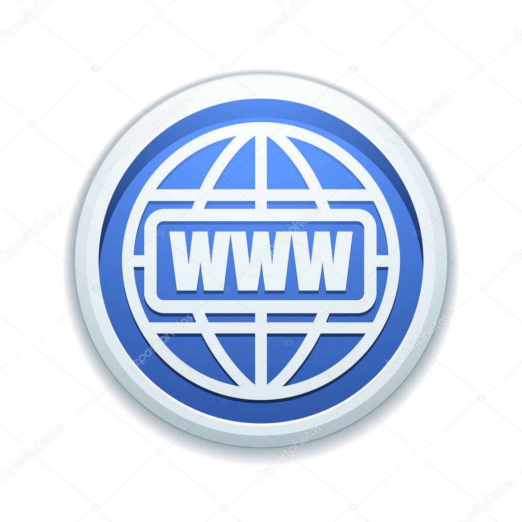 World Wide Web button Stock Vector Image by ©Yuriy_Vlasenko #129288284
