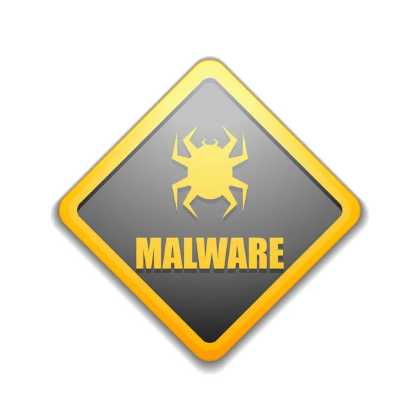 Malware Attention Hazard sign Stock Vector by ©Yuriy_Vlasenko 130445004