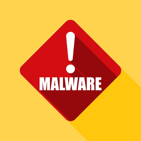 Malware Attention Hazard sign Stock Vector by ©Yuriy_Vlasenko 130445166