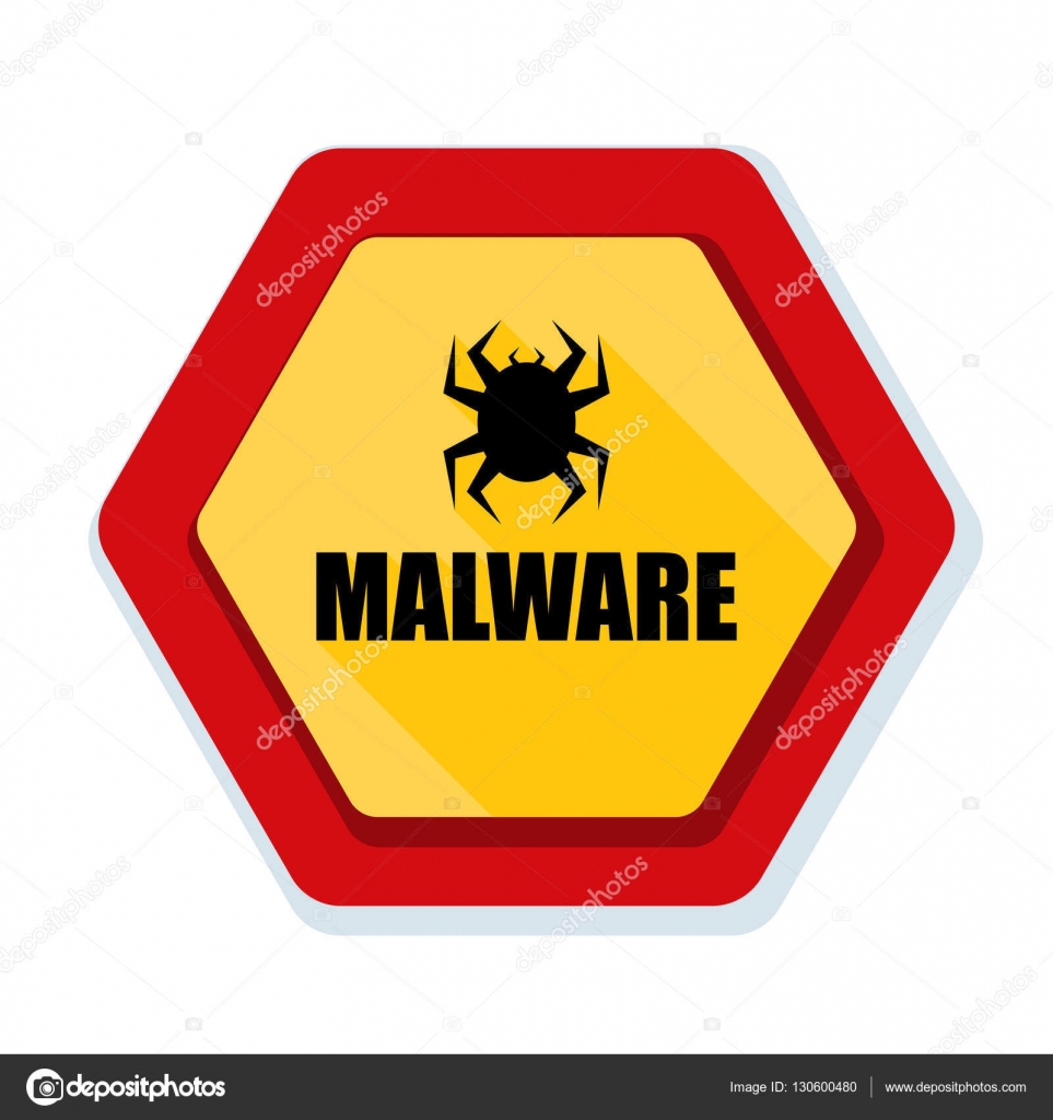 Malware Attention Hazard sign Stock Vector by ©Yuriy_Vlasenko 130600480 Malware Attention Hazard sign Stock Vector by ©Yuriy_Vlasenko 130600480
