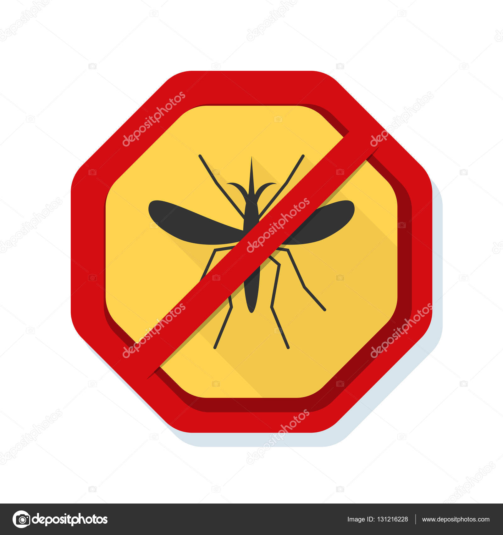 Mosquito sinal gratuito Vetor de stock de ©Yuriy_Vlasenko 131216228