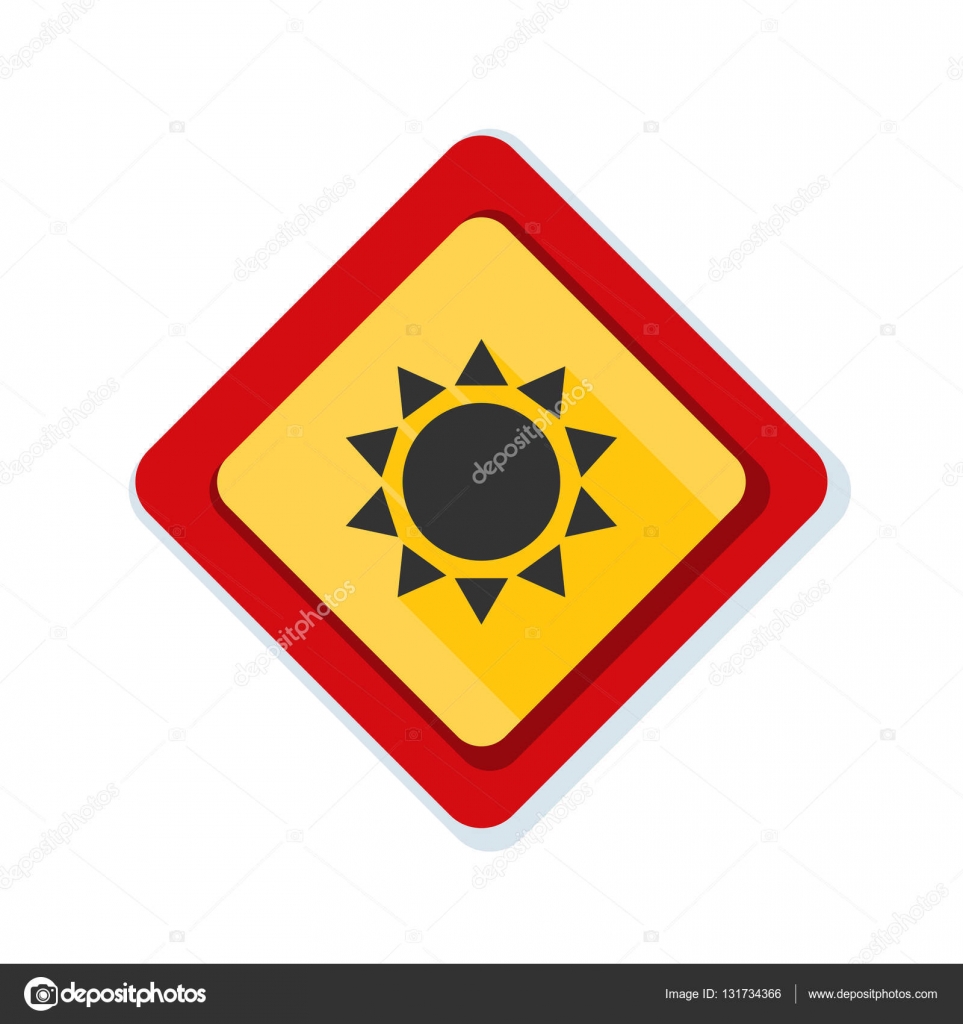 Sun hazard sign Stock Vector Image by ©Yuriy_Vlasenko #131734366