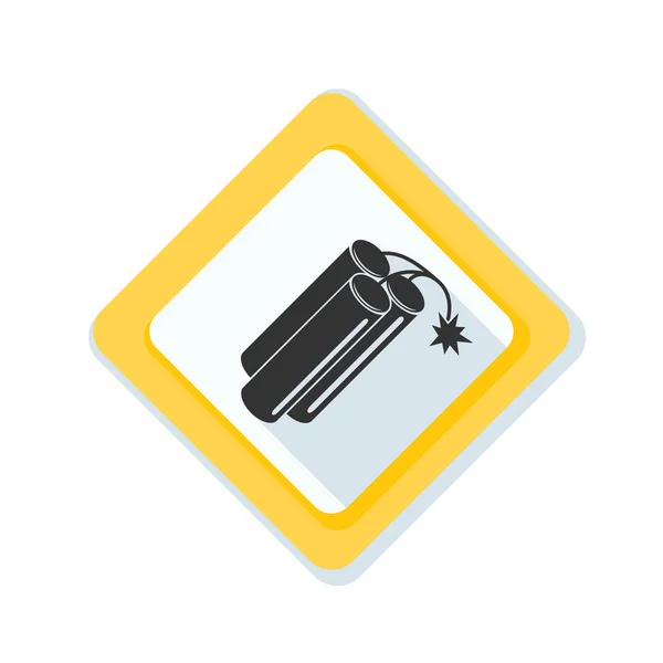 Dynamite danger sign — Stock Vector © Yuriy_Vlasenko #134241086
