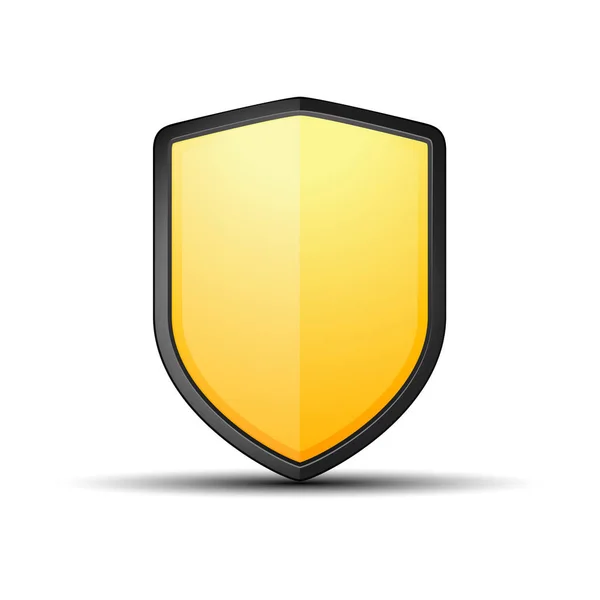 Yellow shield icon Stock Vector Image by ©Yuriy_Vlasenko #135106202