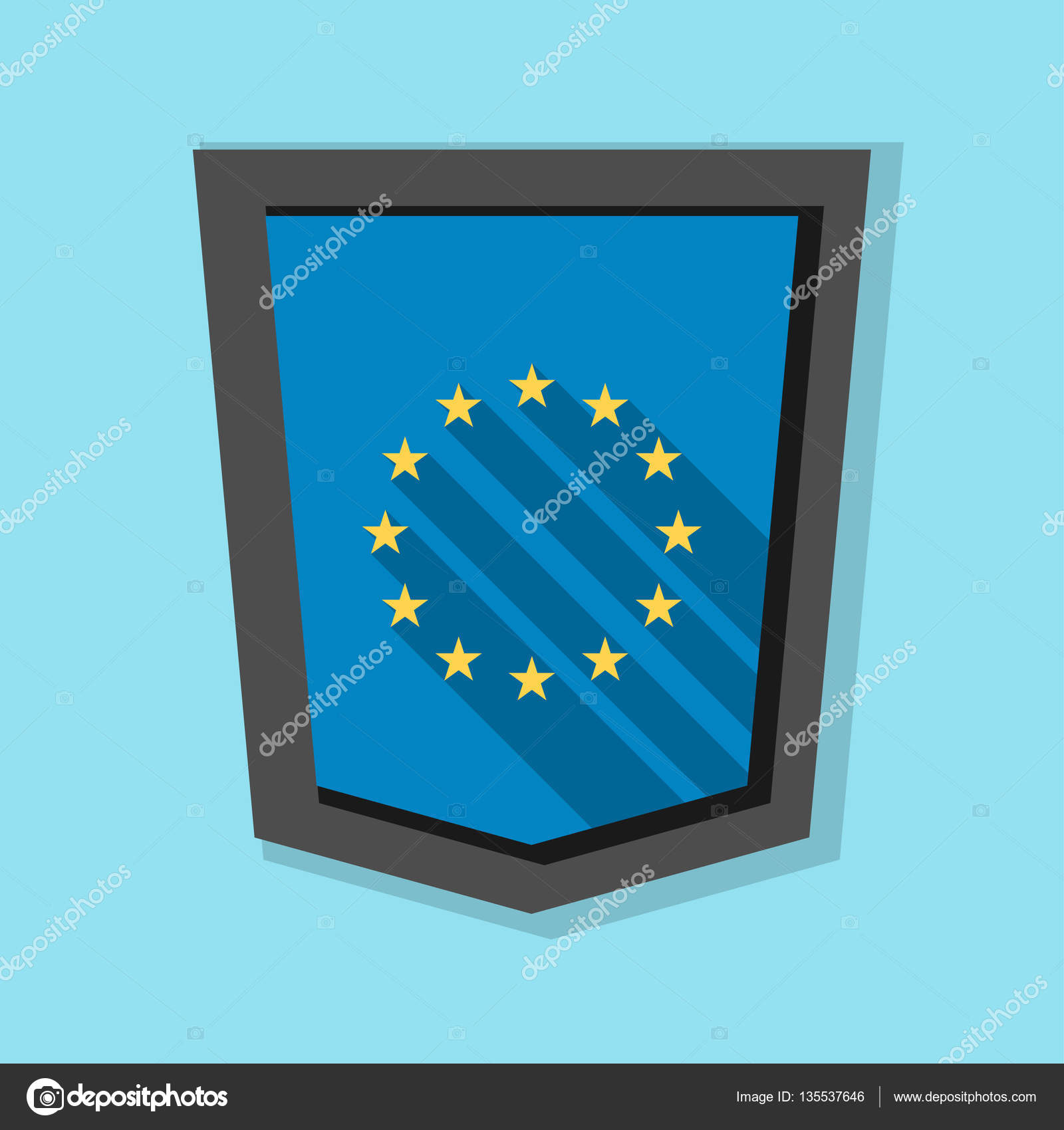 European Union shield Stock Vector Image by ©Yuriy_Vlasenko #135537646