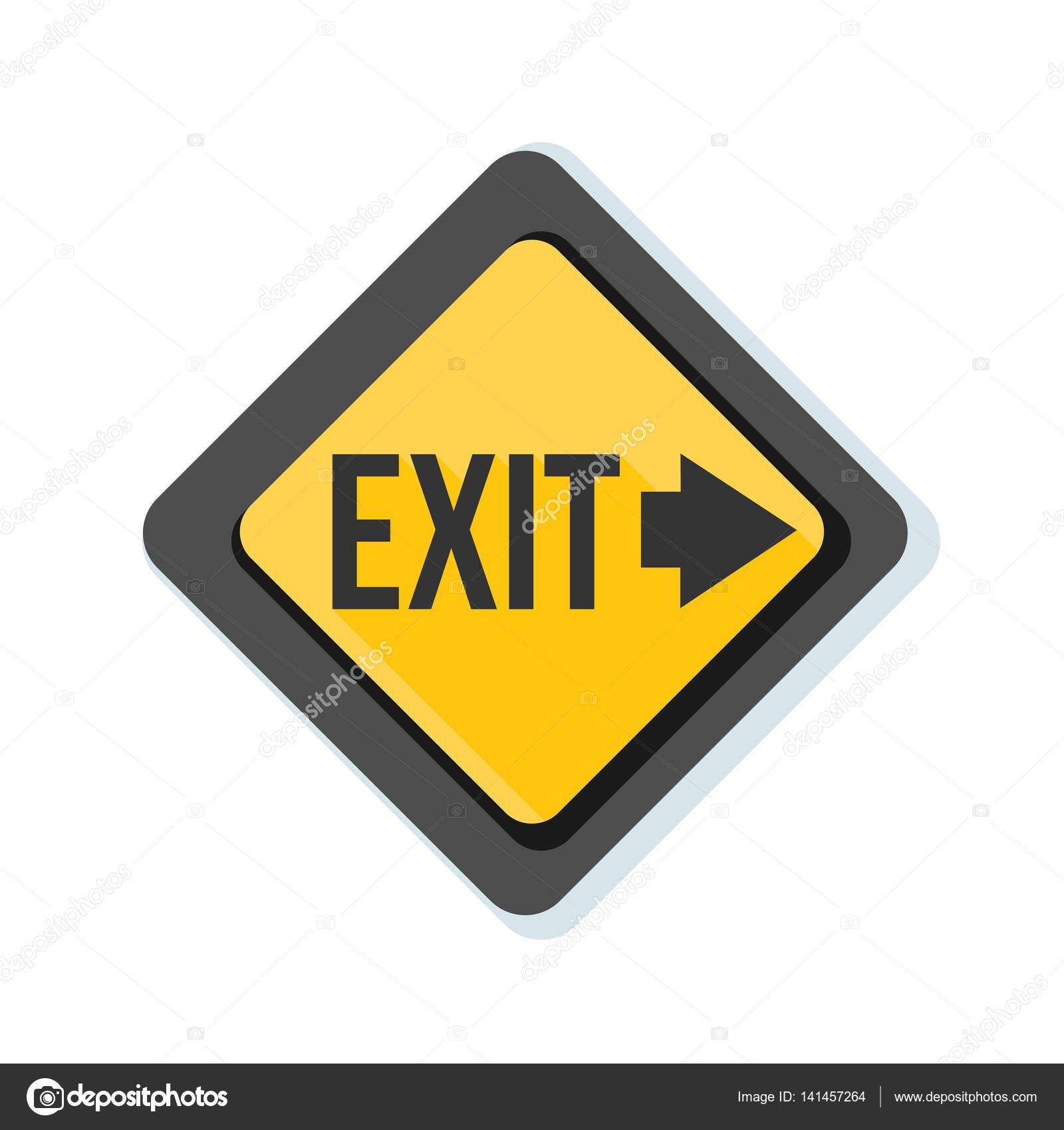 Icono de señal de salida Vector de stock por ©Yuriy_Vlasenko 141457264